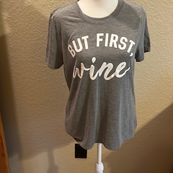 Jerry Leigh | Tops | Jerry Leigh Wine T Shirt | Poshmark